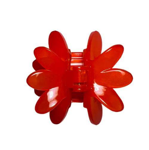 Waterlily Pinch Hair Clip - Tangerine - CarefulPeach Boutique